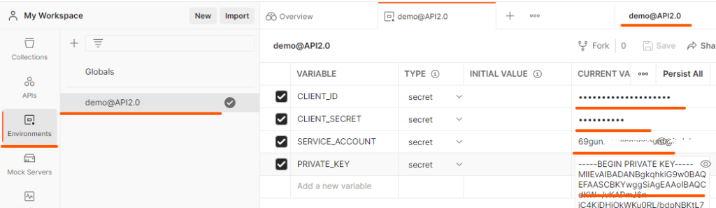 LineWorksAPI POSTMANによる確認